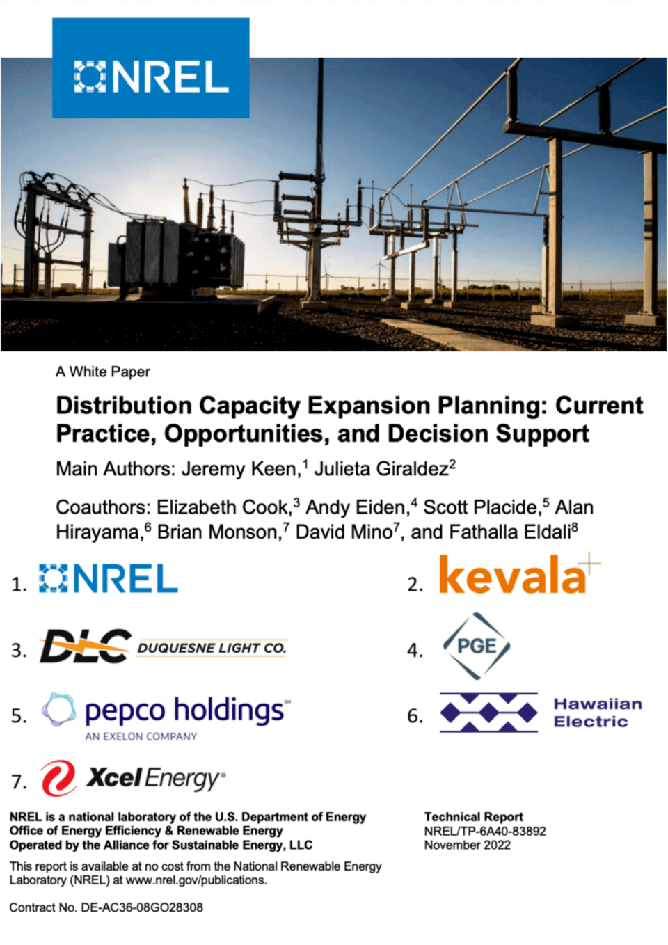 Distribution Capacity Expansion Planning: Current Practice, Opportunities, and Decision Support ...